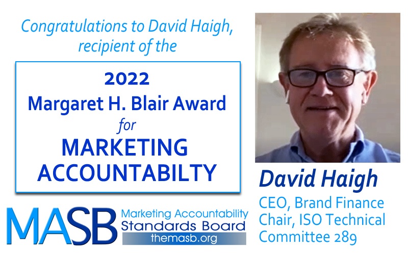 Haigh Recognized as Accountable Marketer - Marketing Accountability ...
