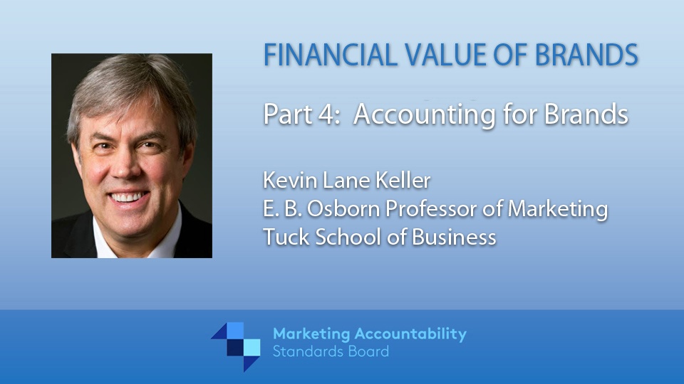 Accounting for Brands - Marketing Accountability Standards Board | MASB